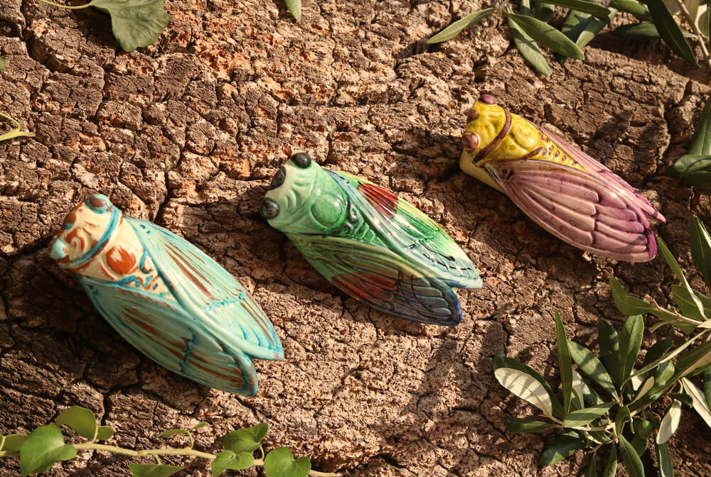 Ceramic Cicada Pocket Vase 5.5" – Ça et Là