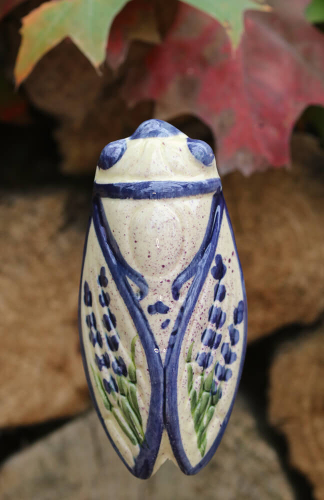 Ceramic Cicada Wall Ornament 4.5" – Ça et Là