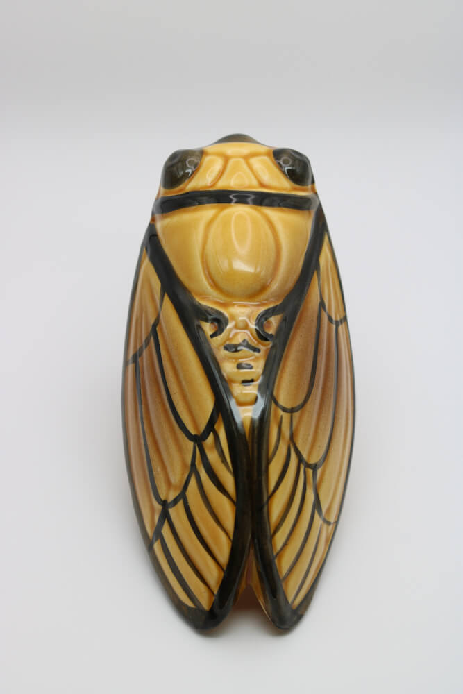 6.5" Handmade Ceramic Cicada Pocket Vases from Provence - Cera d'Art H ...