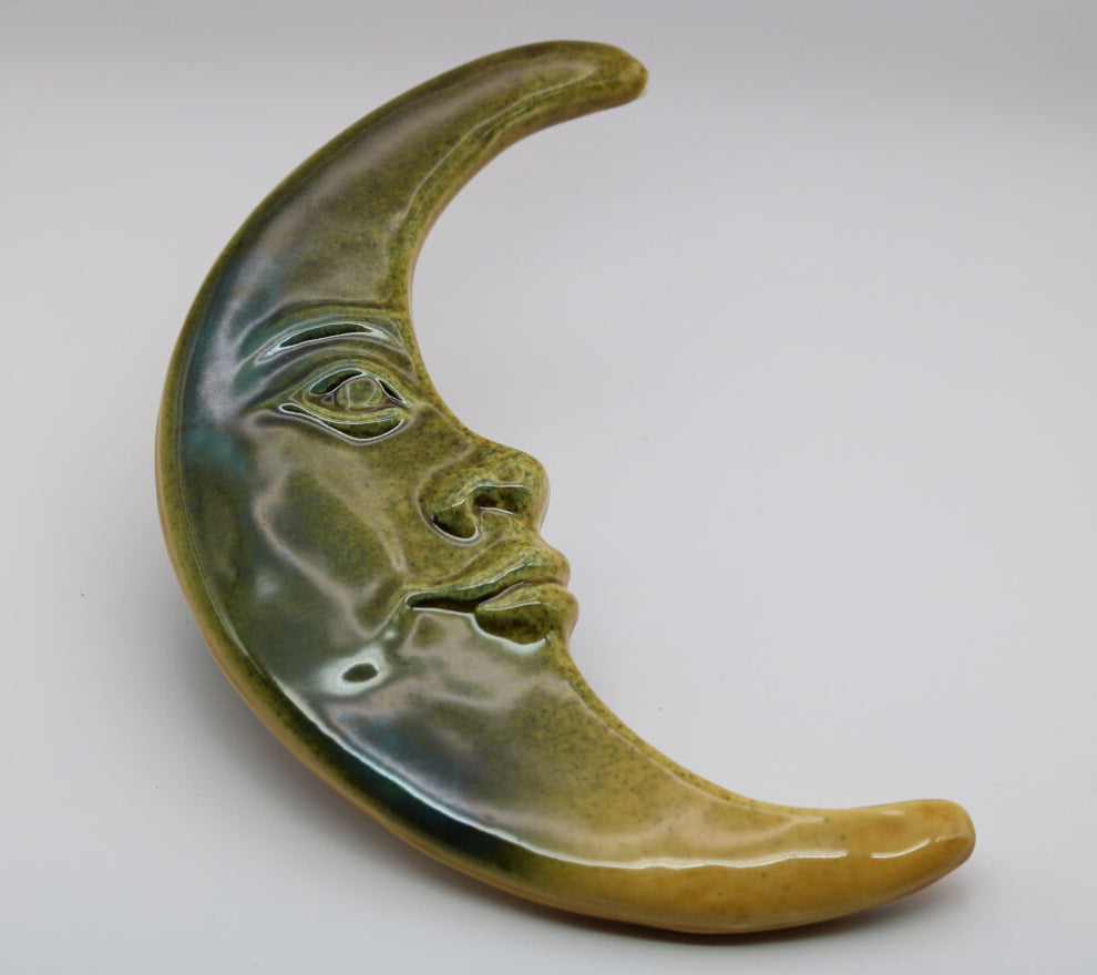9" Handmade Ceramic Moon from Provence – Cera d'Art French Artisan Wal ...